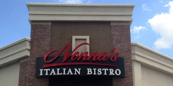 Nonna's Italian Bistro Sizzles with Great Business Signs | Signdealz